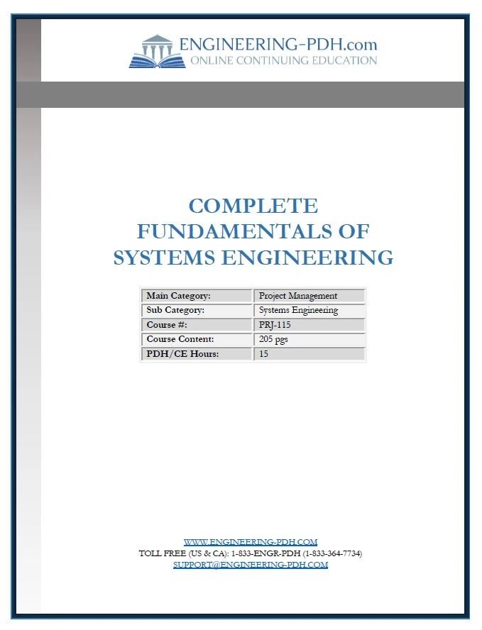 PRJ-115 (15 Hrs) - Complete Fundamentals of System Engineering